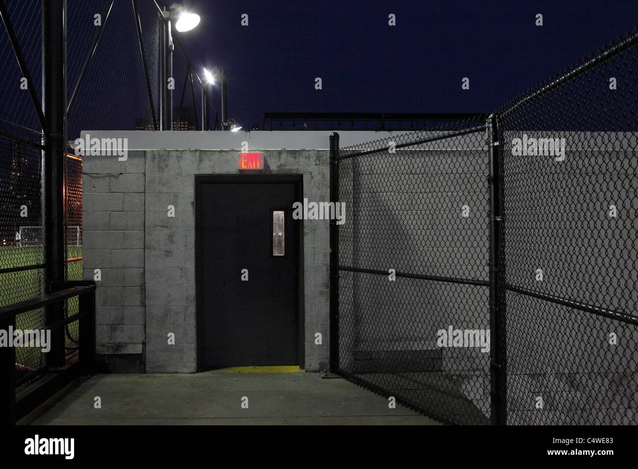 Exit Sign Building Stock Photos & Exit Sign Building Stock Images - Alamy