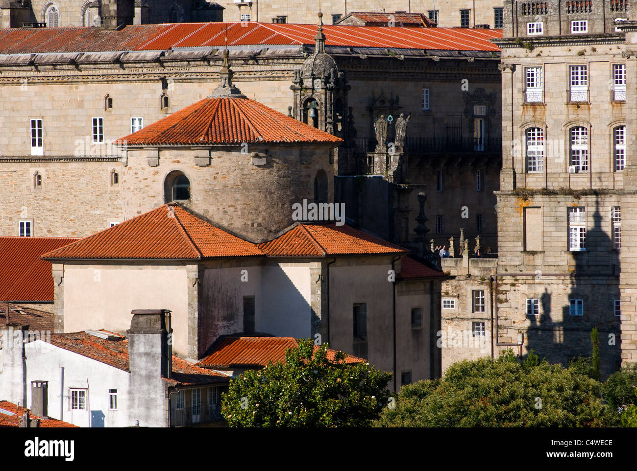 Monastery buildings, Santiago de Compostela, Spain Stock Photo - Alamy