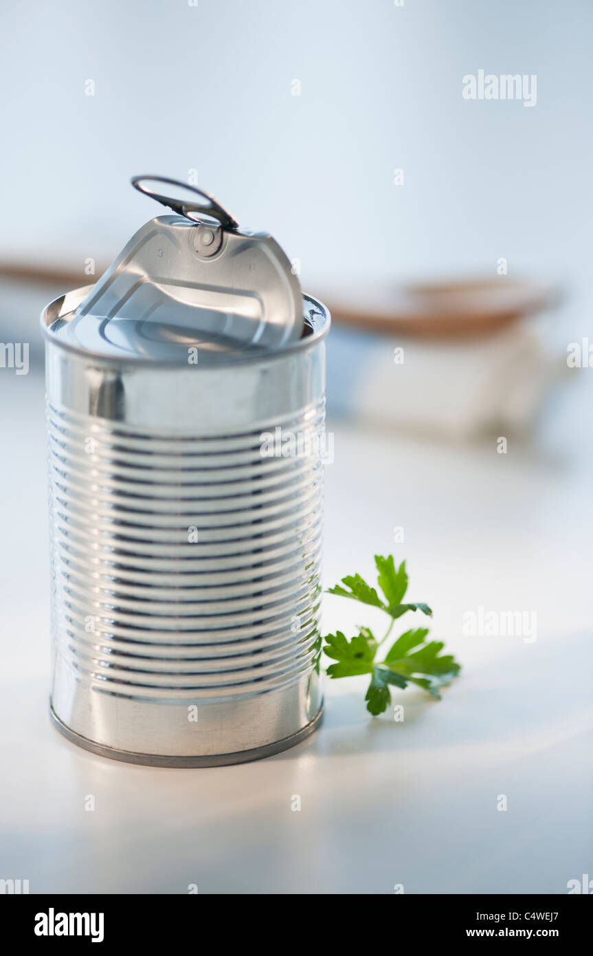 Open canned food hi-res stock photography and images - Alamy
