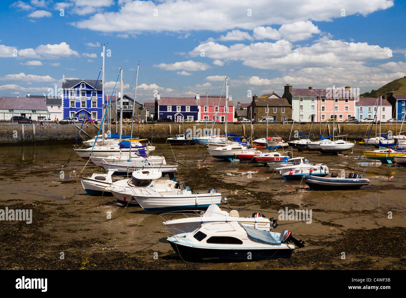 Aberaeron harbour Ceredigion, West Wales, UK Stock Photo - Alamy
