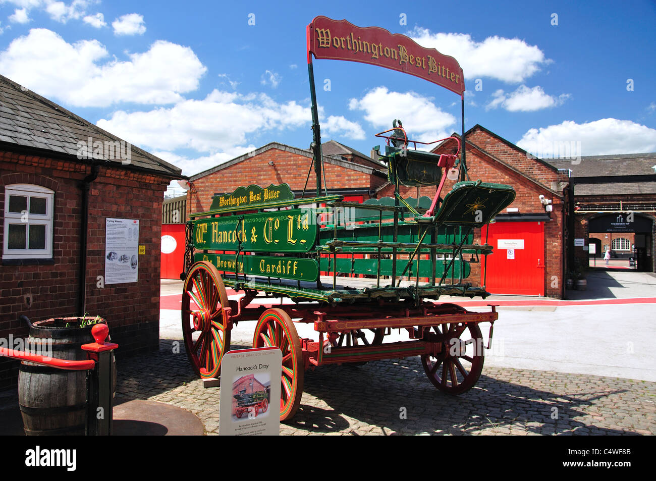 Hancock's Dray vintage beer wagon, The National Brewery Centre ...