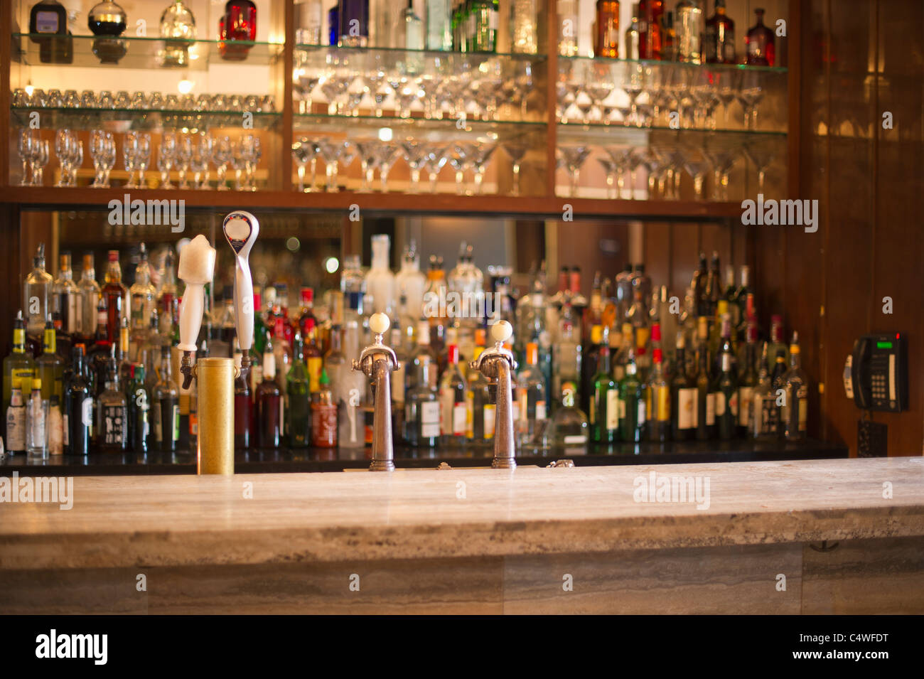 USA, New York State, New York City, Empty bar Stock Photo - Alamy