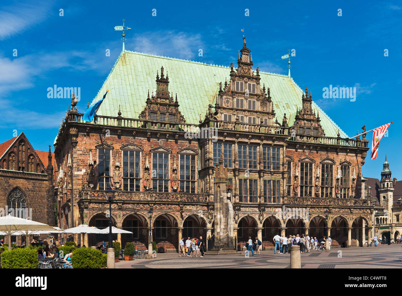 Bremen guildhall Germany, Europe Stock Photo - Alamy