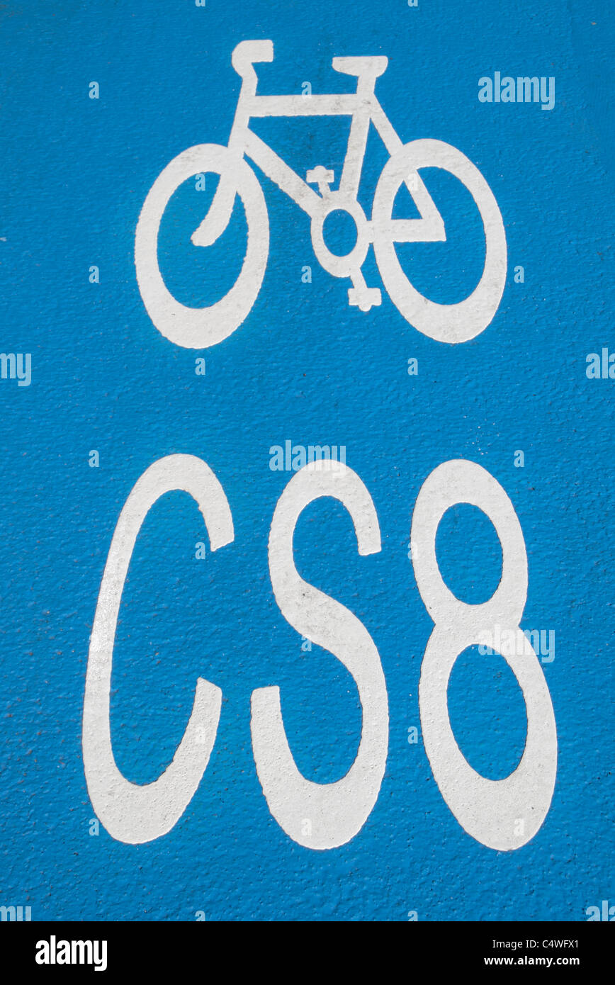 Cycle superhighway blue hi-res stock photography and images - Alamy