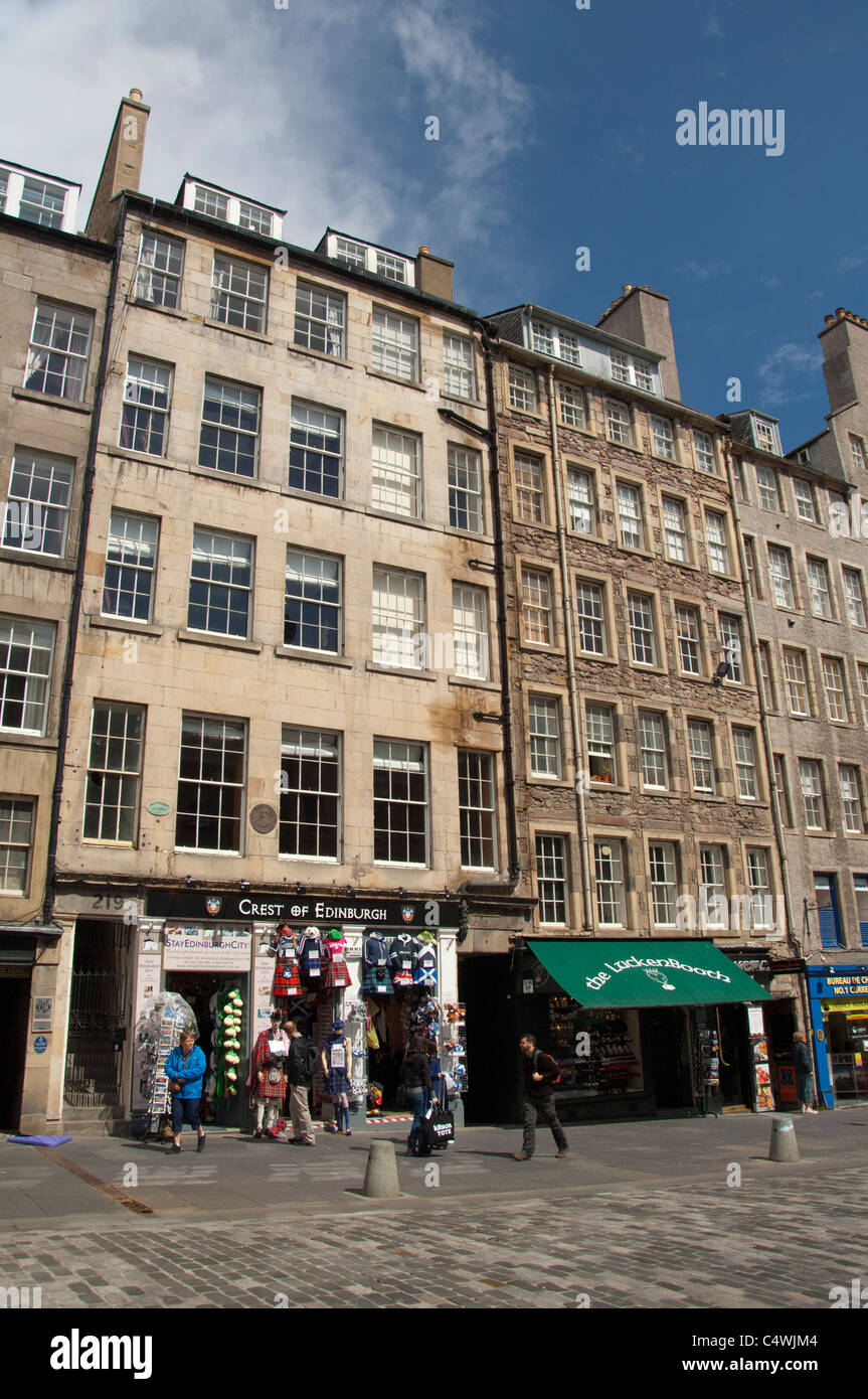 Scotland, Edinburgh. The Royal Mile (aka High Street Stock Photo - Alamy