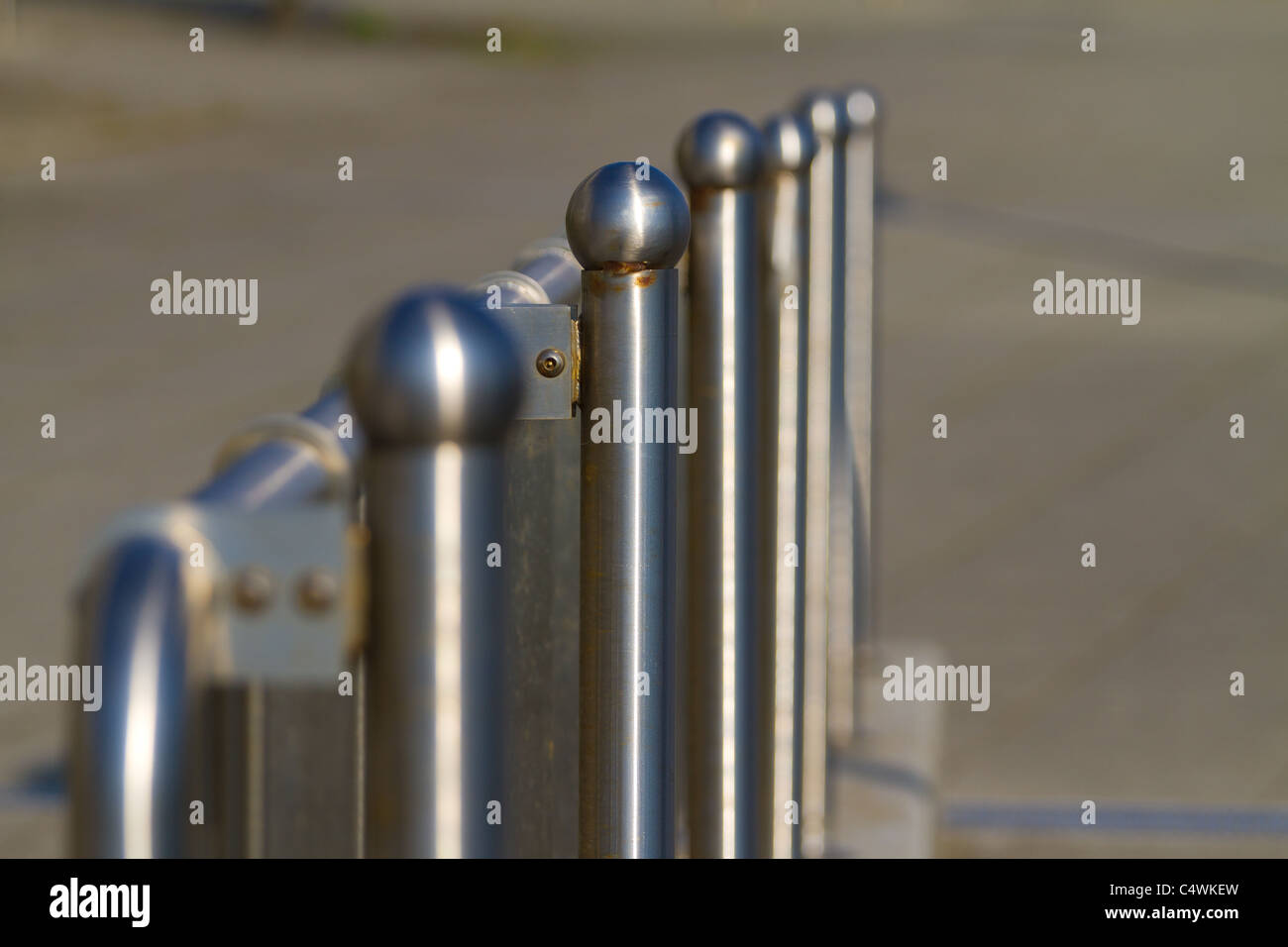 Silver railings hi-res stock photography and images - Alamy
