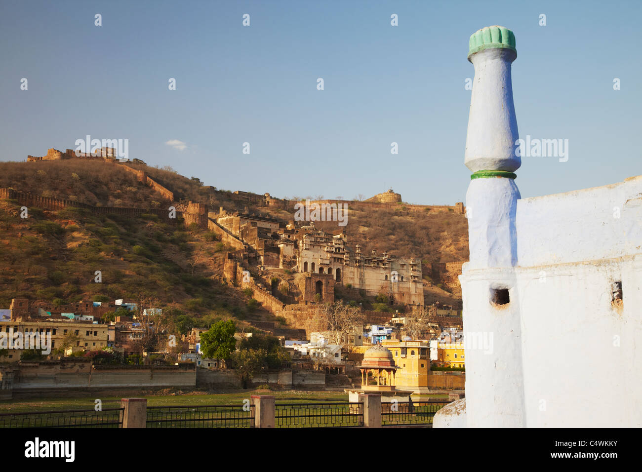 Bundi Palace and Taragarh (Star Fort), Bundi, Rajasthan, India Stock ...