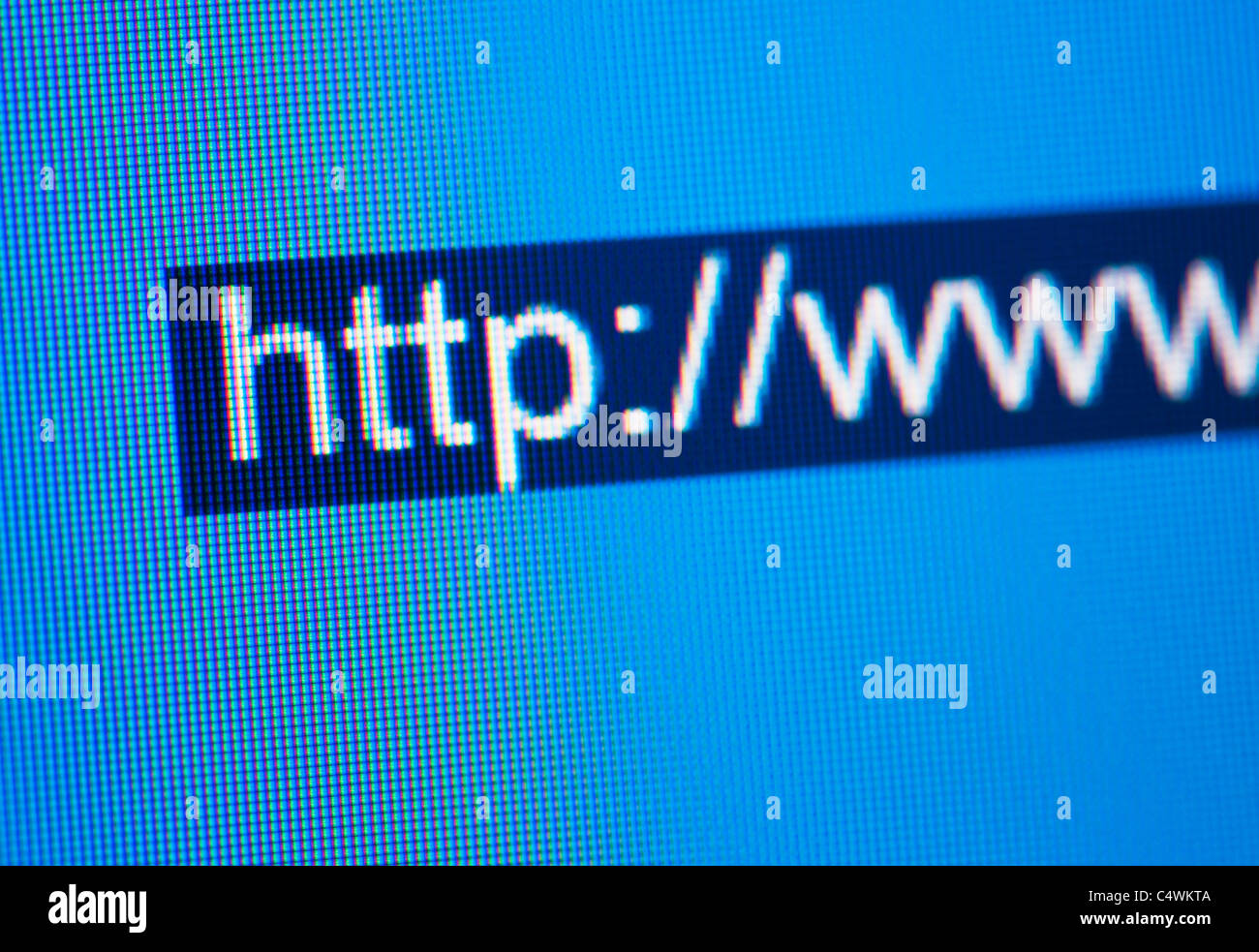 Close-up of www address on computer screen Stock Photo - Alamy