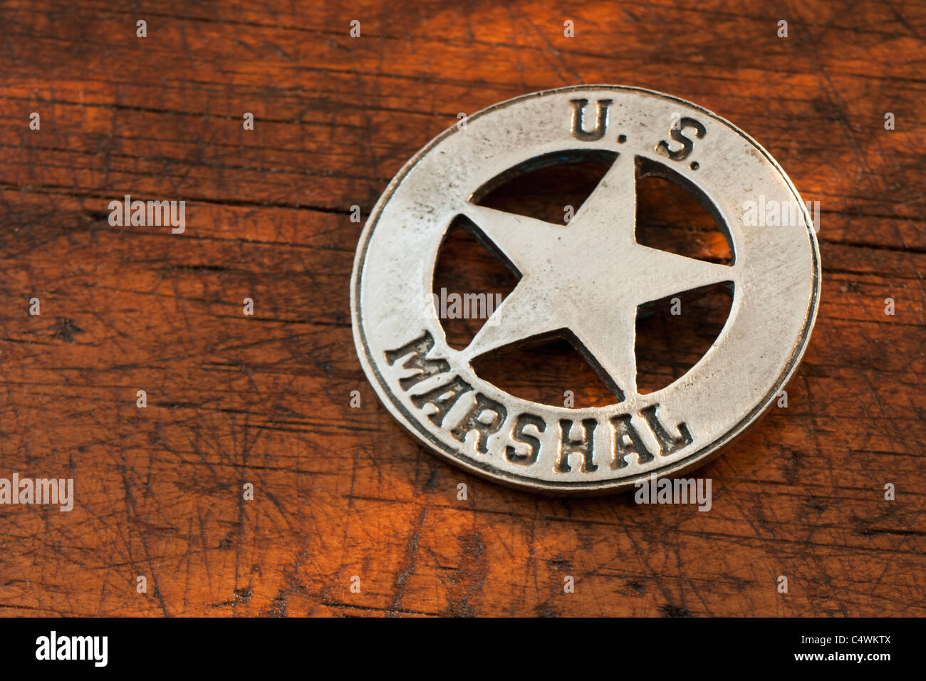 Close-up of United States Marshal badge Stock Photo - Alamy