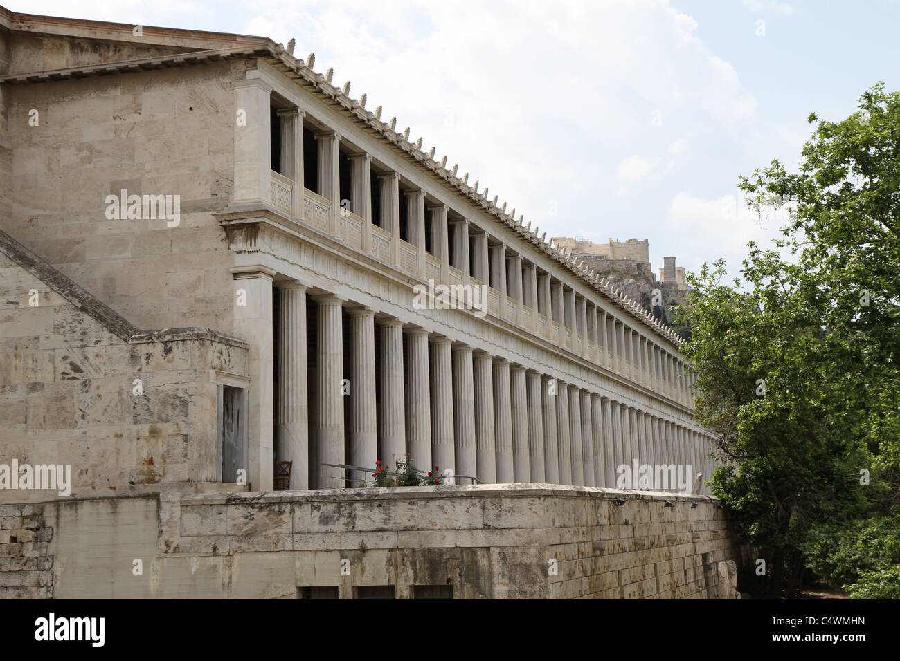Ancient Greek building near Acropolis in Athens, Greece Stock Photo - Alamy