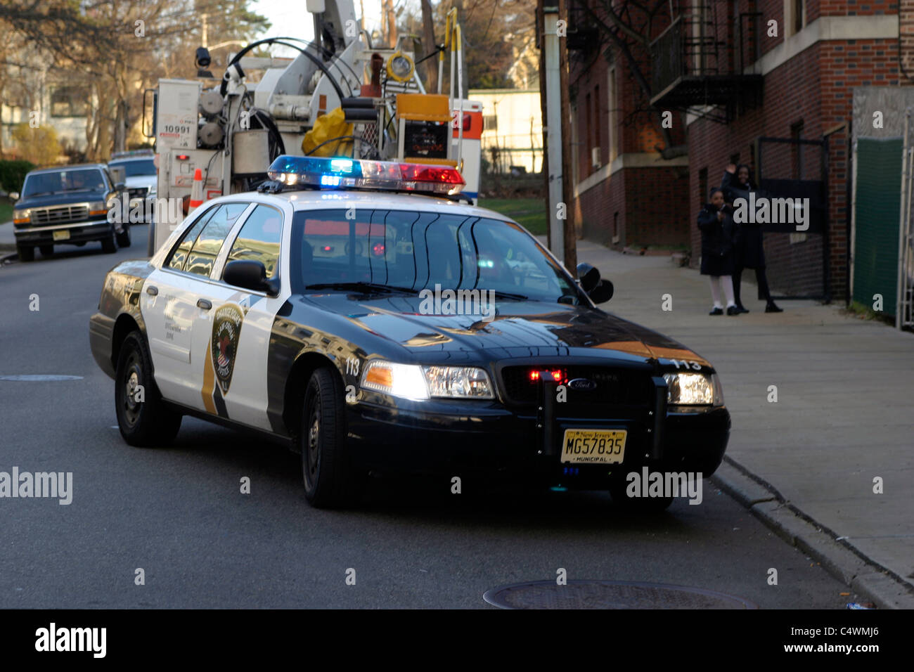 Ford Crown Victoria Police Patrol car Stock Photo - Alamy