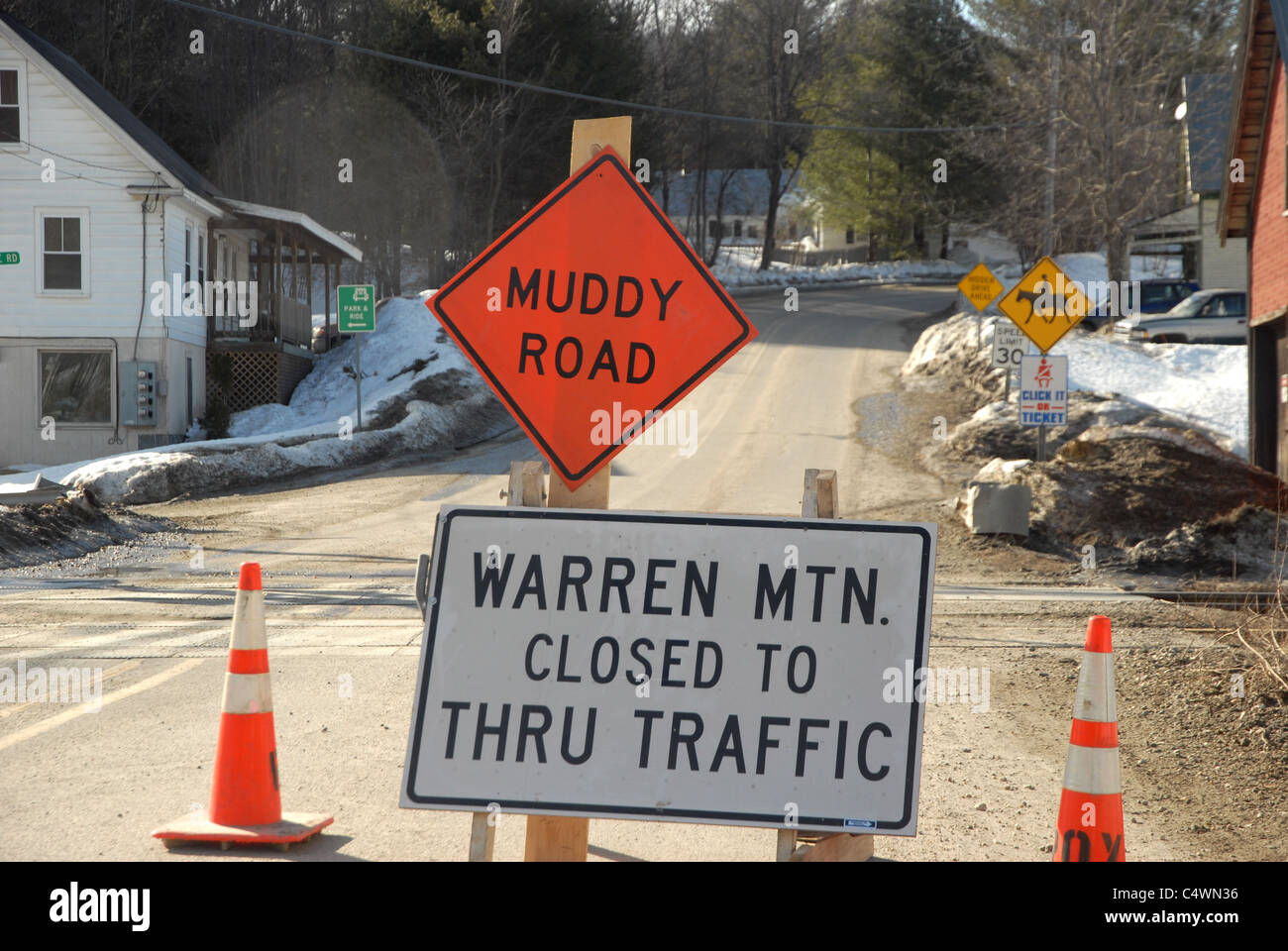Mud season in vt hi-res stock photography and images - Alamy