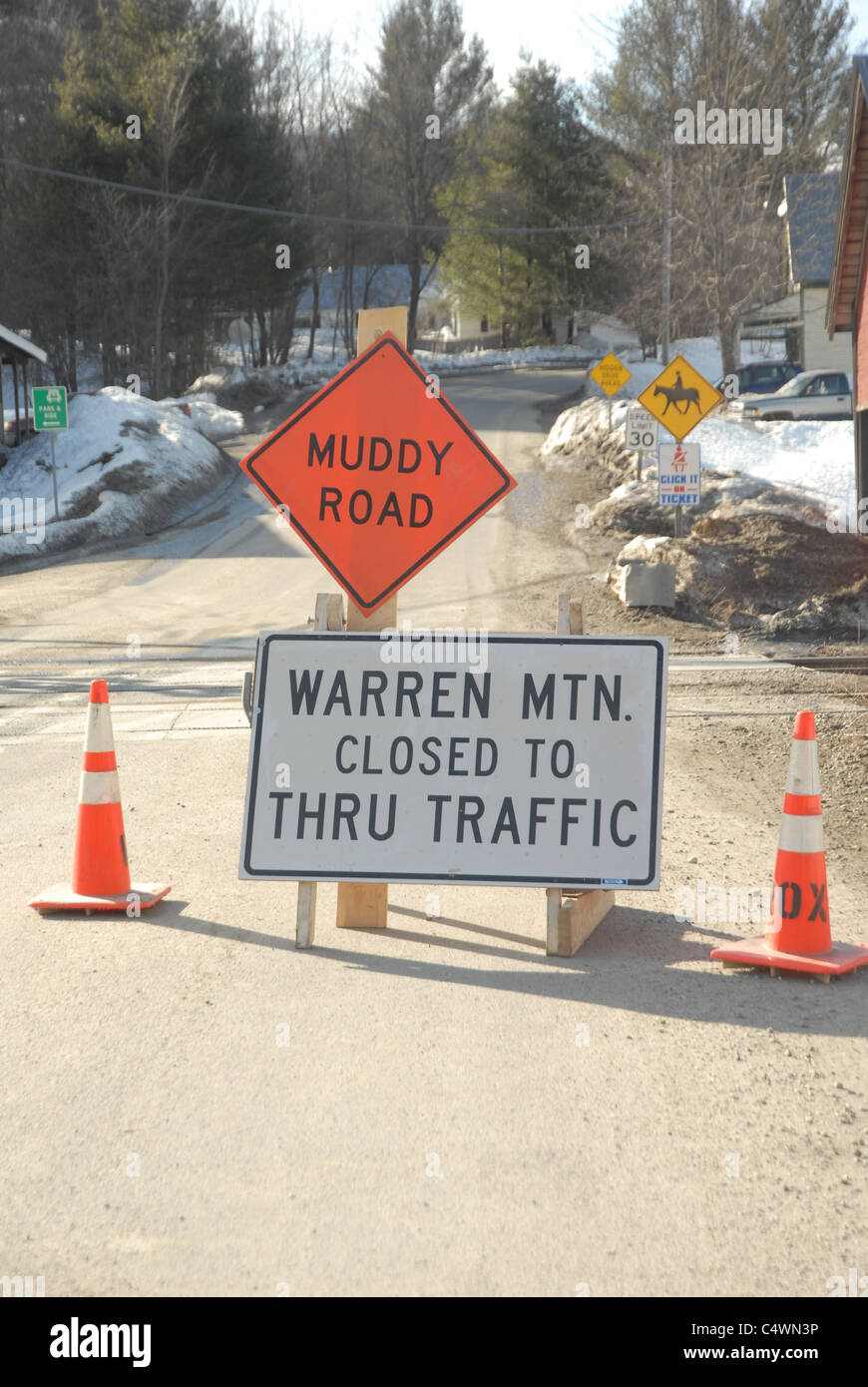 Mud season in vt hi-res stock photography and images - Alamy