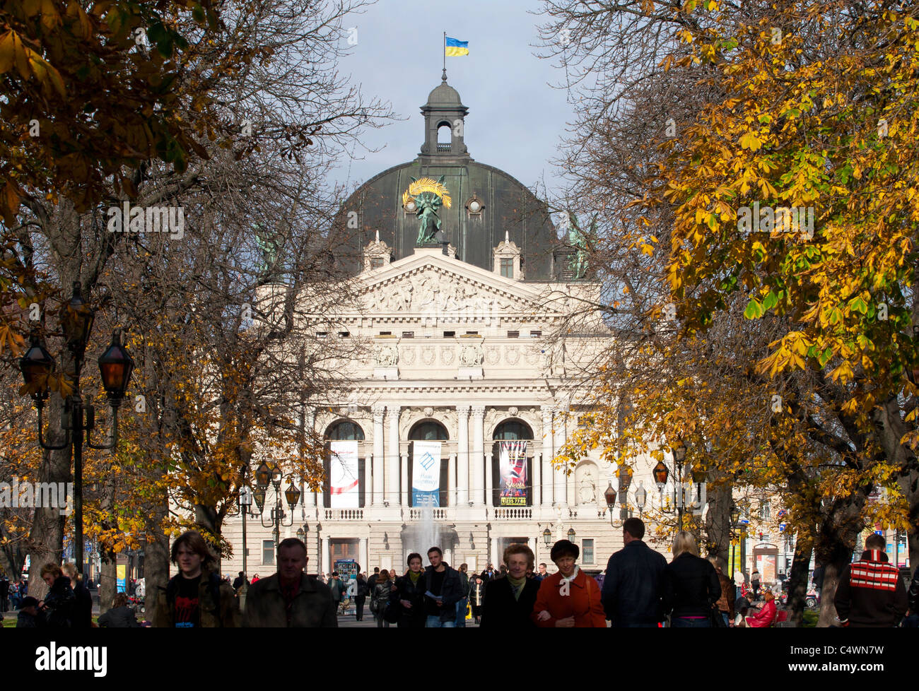 Lviv opera house hi-res stock photography and images - Alamy
