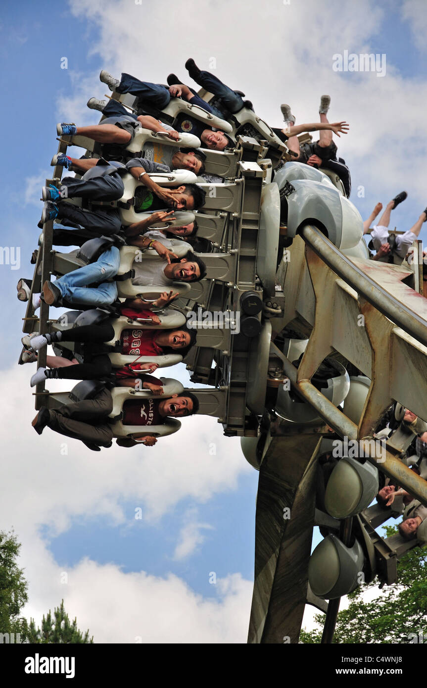 'Nemesis' rollercoaster ride at Alton Towers Theme Park, Alton ...