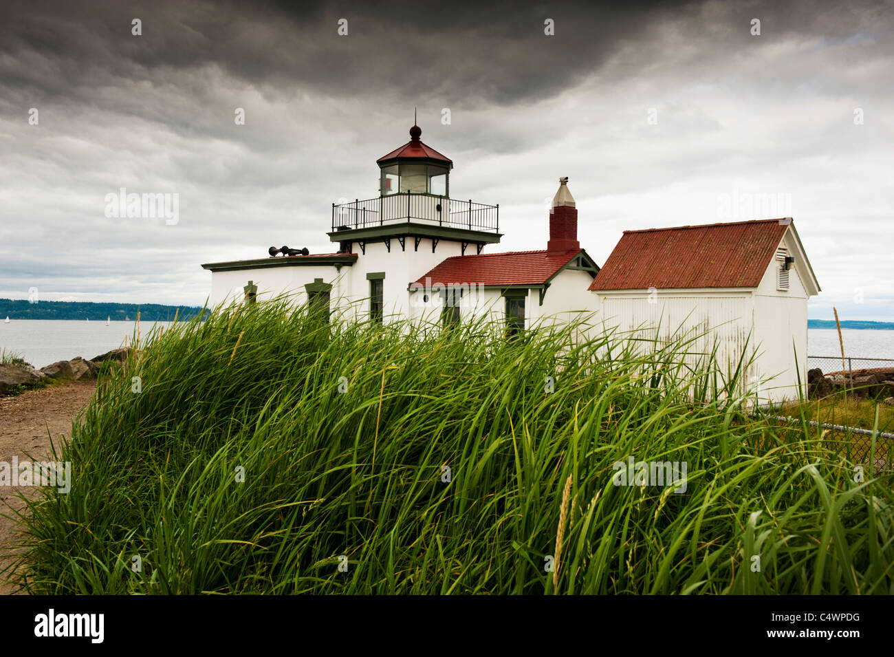 The West Point Light, also known as the Discovery Park Lighthouse, is a ...