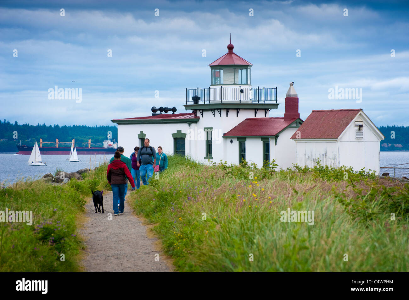 Seattles discovery park hi-res stock photography and images - Alamy