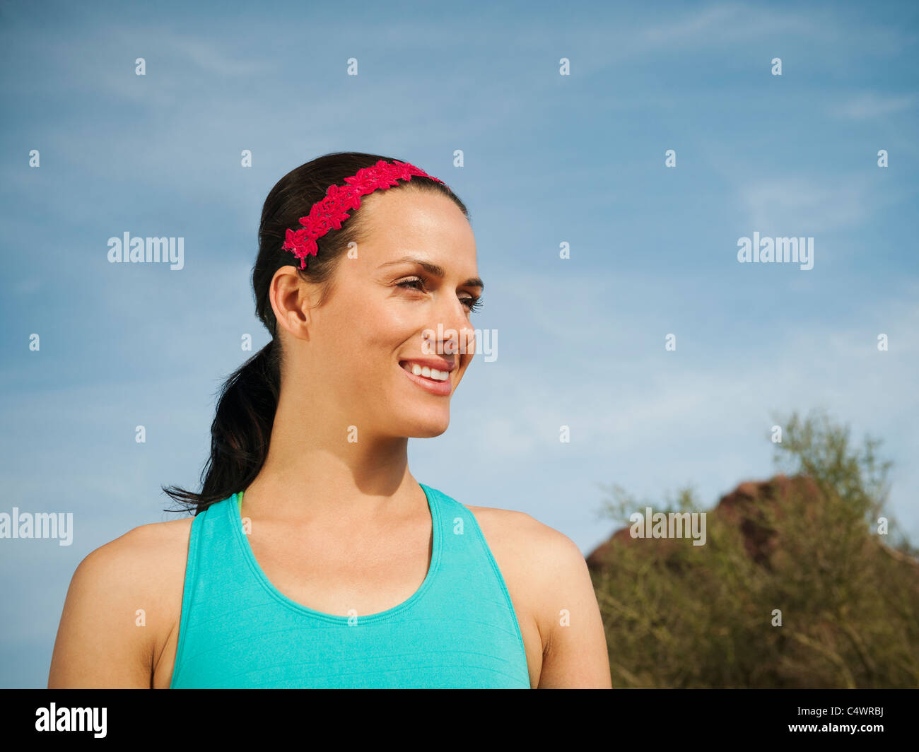 USA, Arizona, Phoenix, Portrait of young woman Stock Photo - Alamy