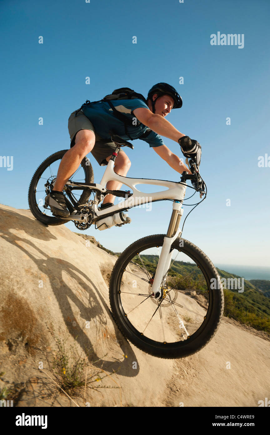 Downhill mountain bike shadow hi-res stock photography and images - Alamy