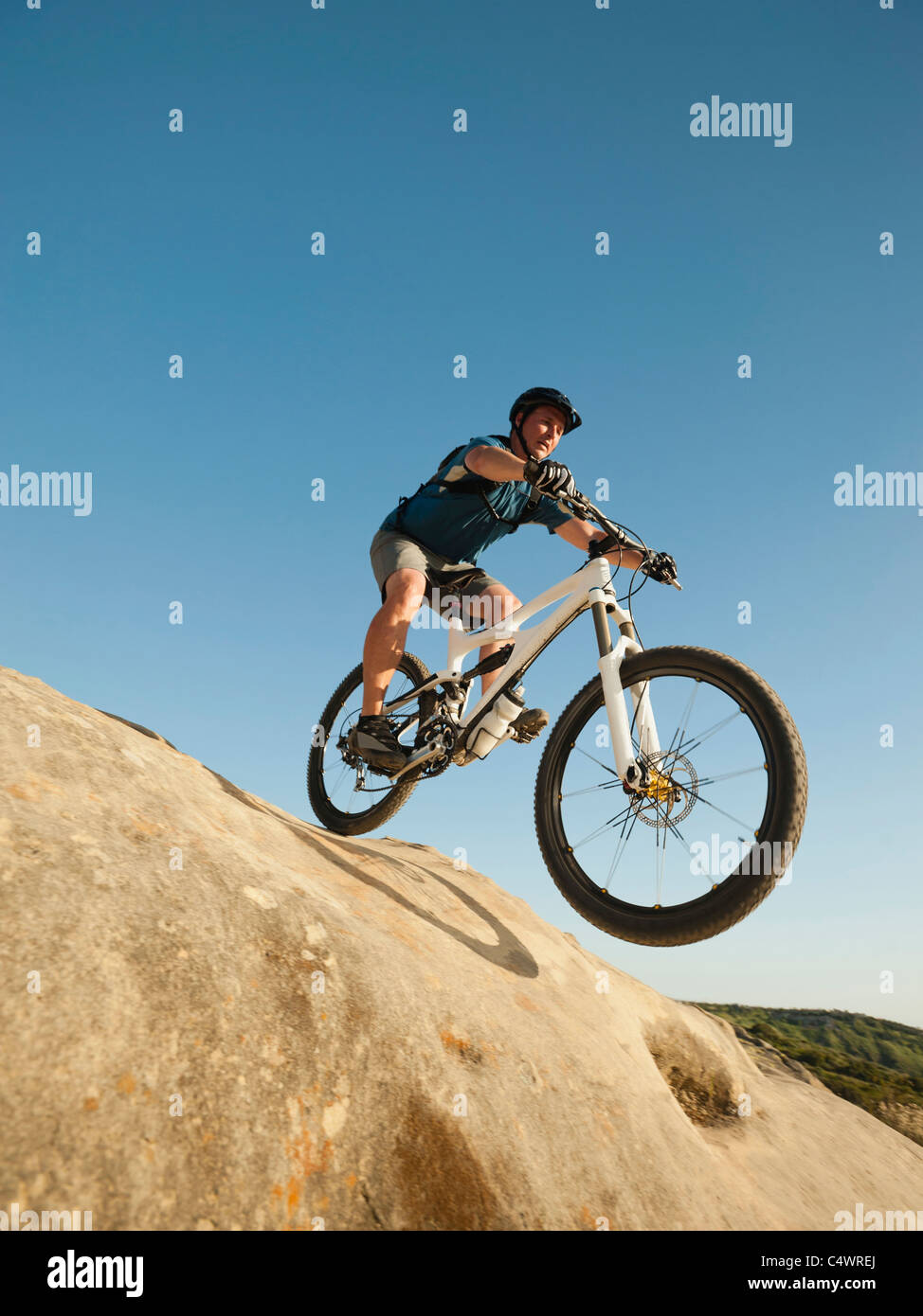 Downhill mountain bike shadow hi-res stock photography and images - Alamy
