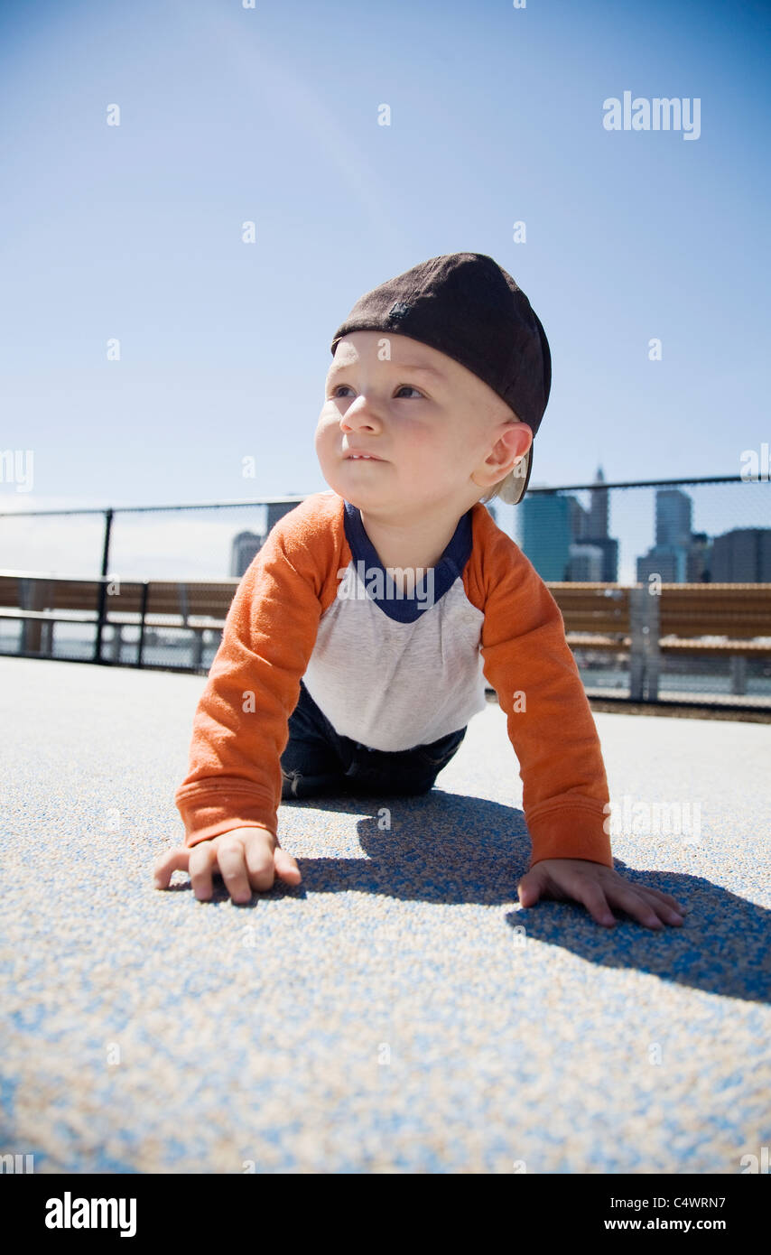 Baby Crawling Baby Crawling: Classic Crawl, Slow Motio... | Stock