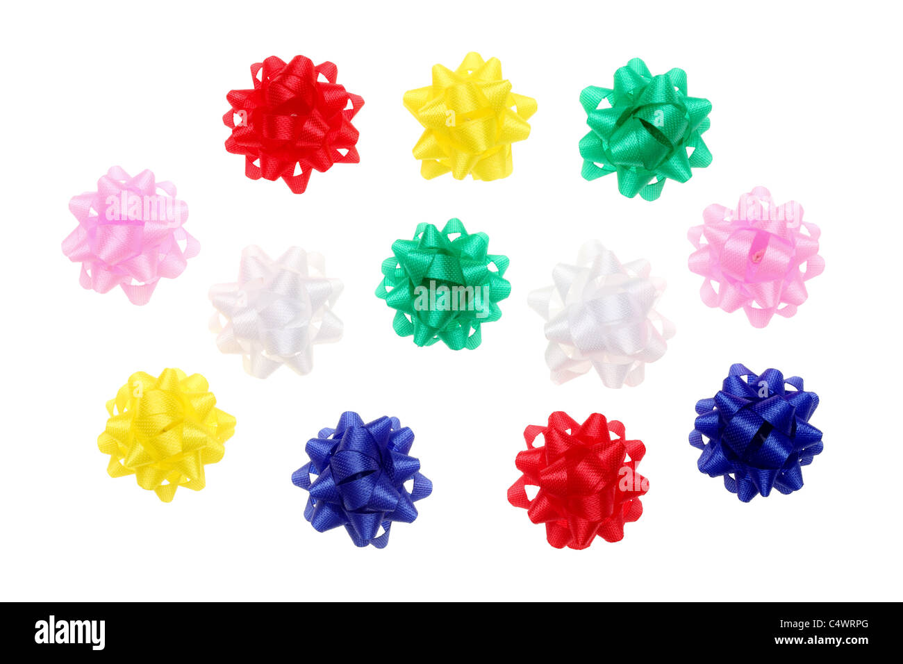 Colorful ribbon isolated on white background Stock Photo - Alamy