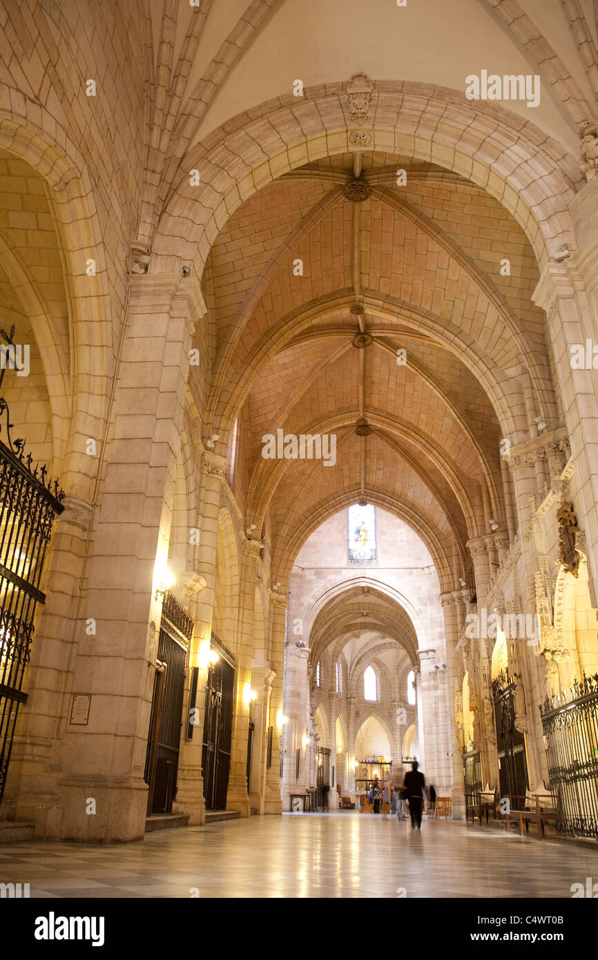 Interior of the Santa Maria Cathedral Church in Murcia, Spain Stock ...