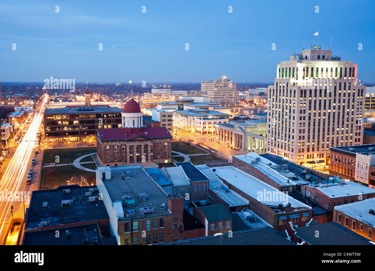 Aerial view of springfield hi-res stock photography and images - Alamy