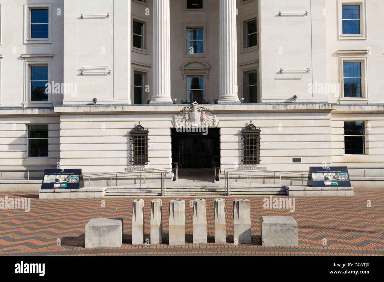 The entrance to Baskerville House in Birmingham UK Stock Photo - Alamy
