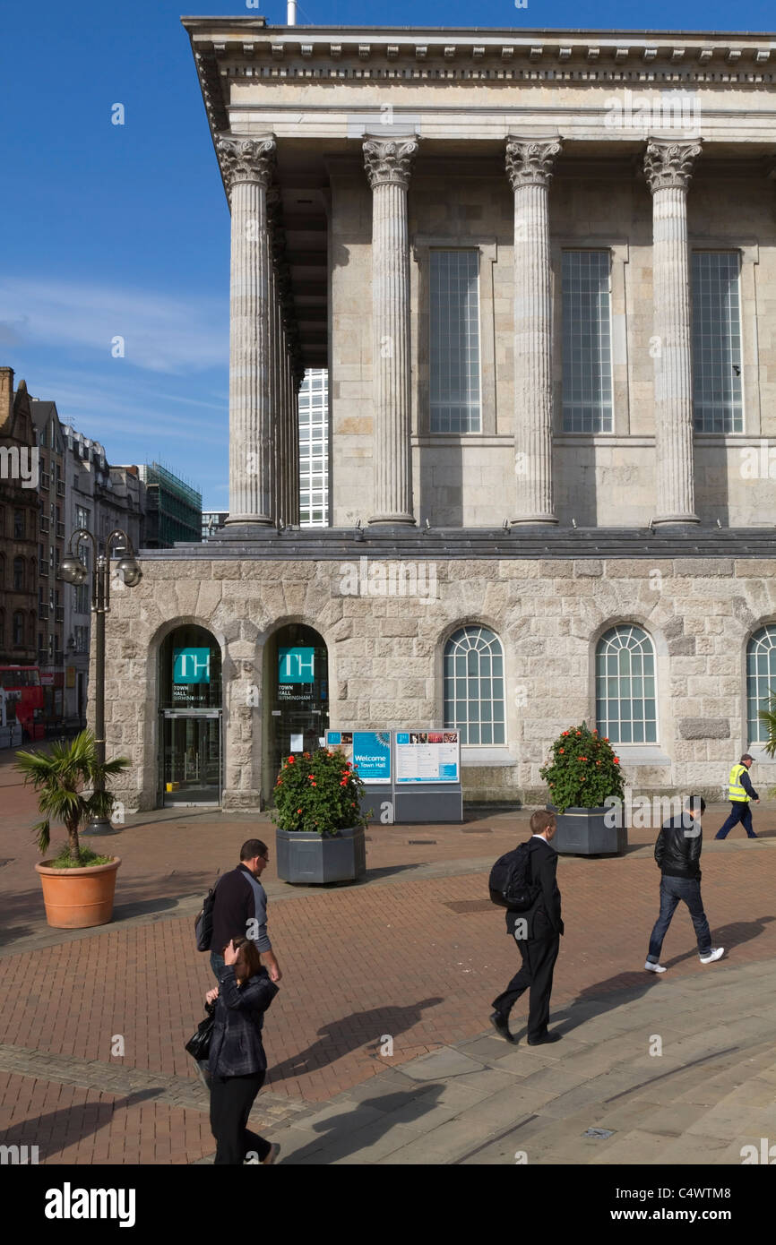 The Birmingham Town Hall Stock Photo - Alamy