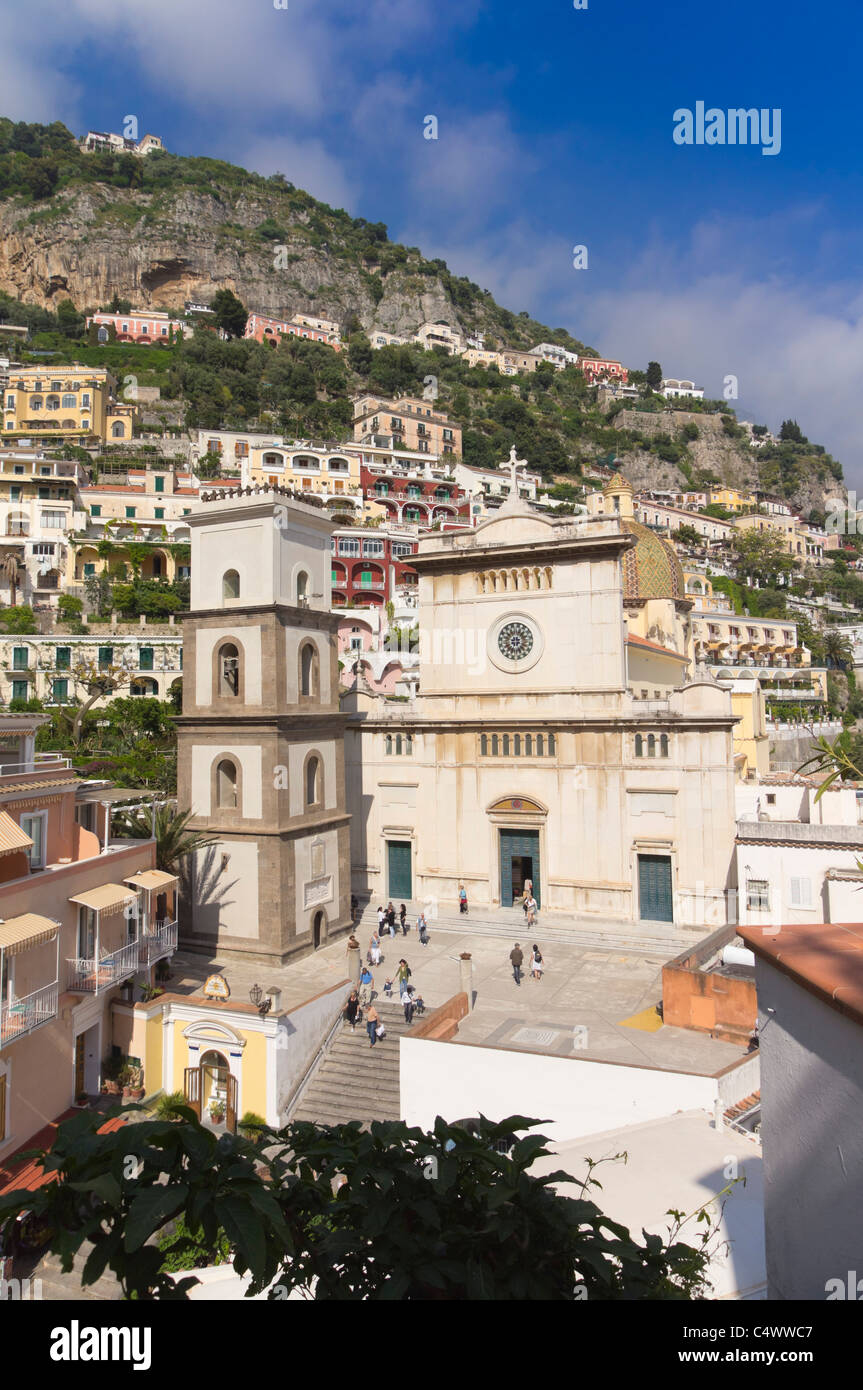 Positano church hi-res stock photography and images - Alamy