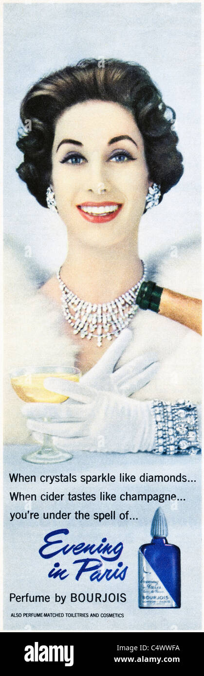 Perfume advertisement vintage paris hi-res stock photography and images ...