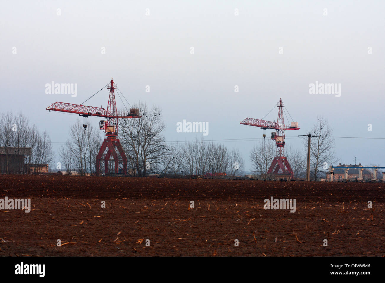 Field construction hi-res stock photography and images - Alamy