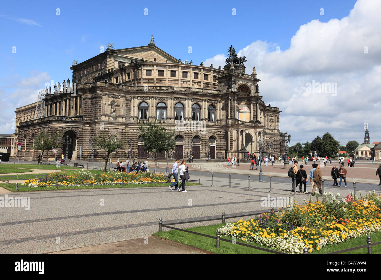 Dresden Opera House Semperoper Stock Photo - Alamy