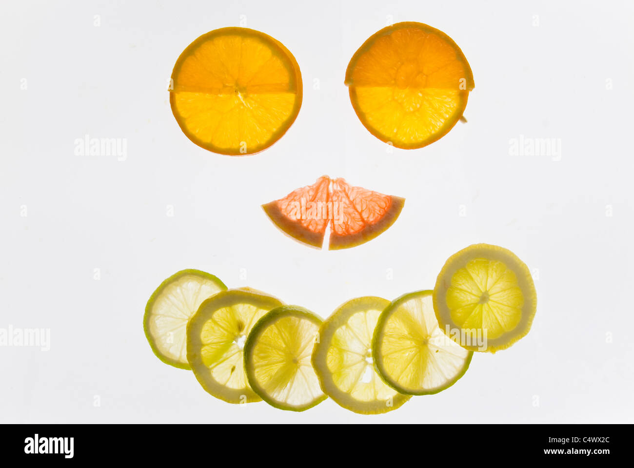 I Love Citrus Fruit: Happy Smiling Face Orange, Grapefruit, Lemon ...