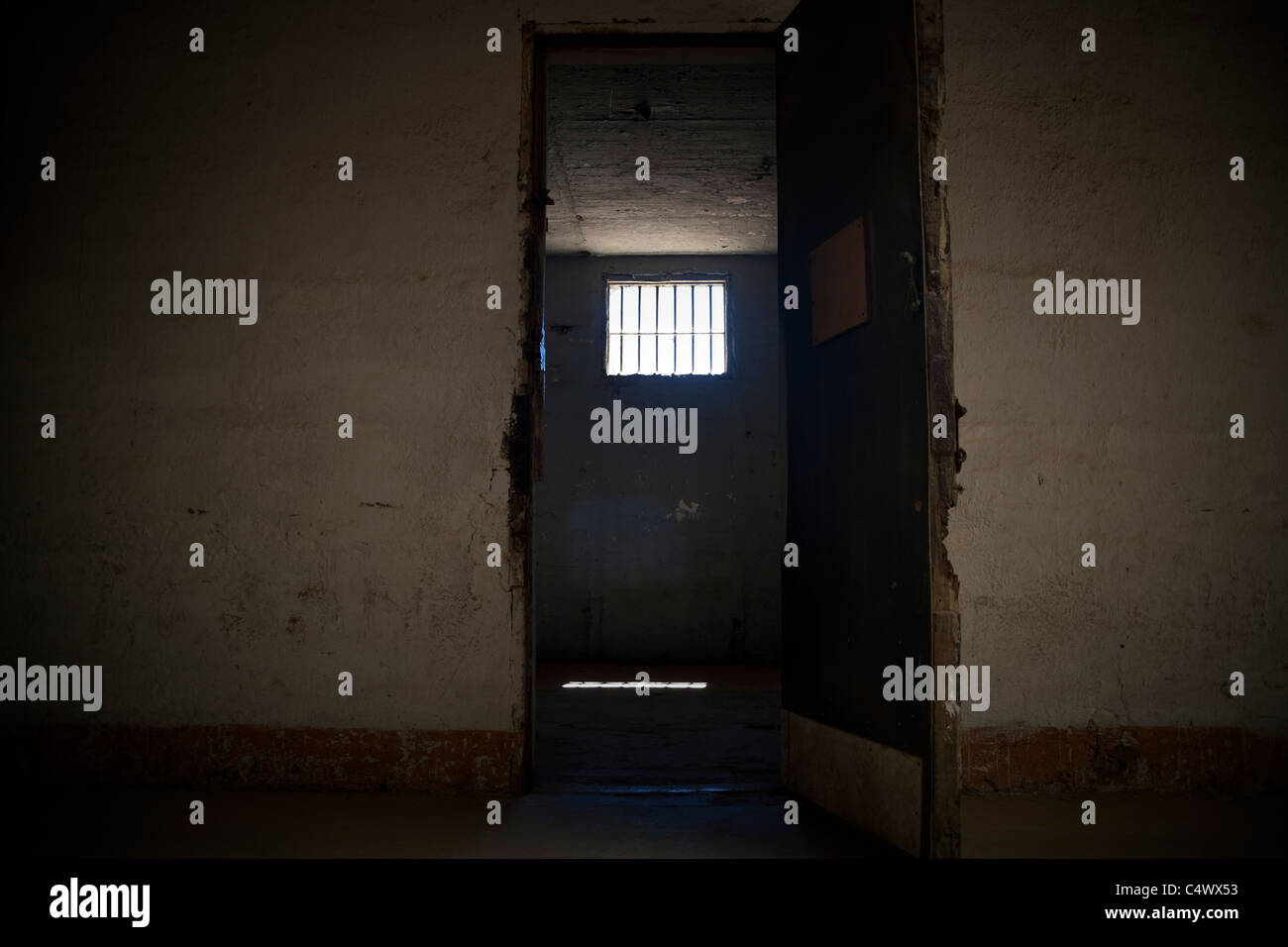Inside the old prison Stock Photo - Alamy