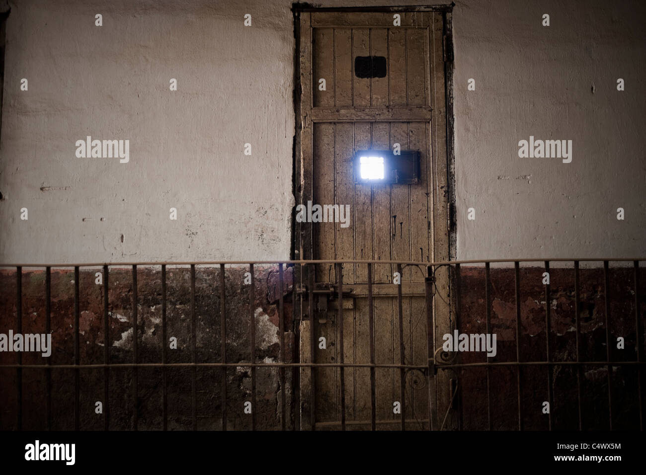 Inside the old prison Stock Photo - Alamy