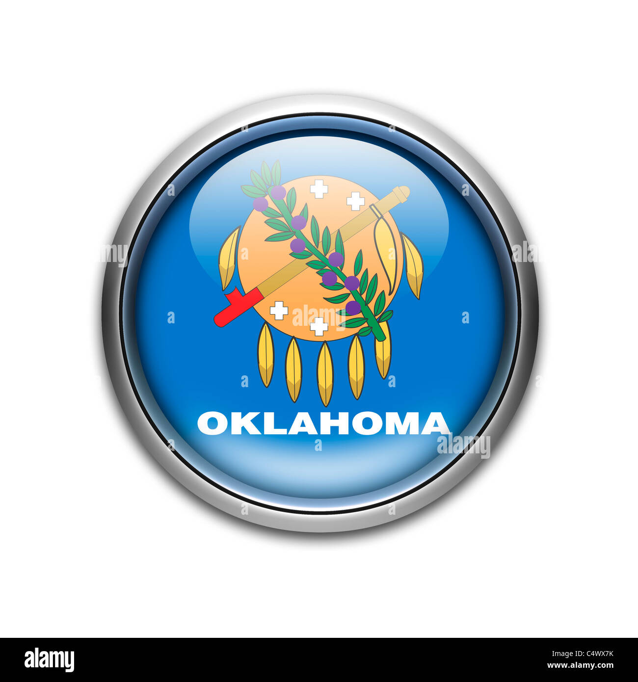Flag of Oklahoma Stock Photo - Alamy