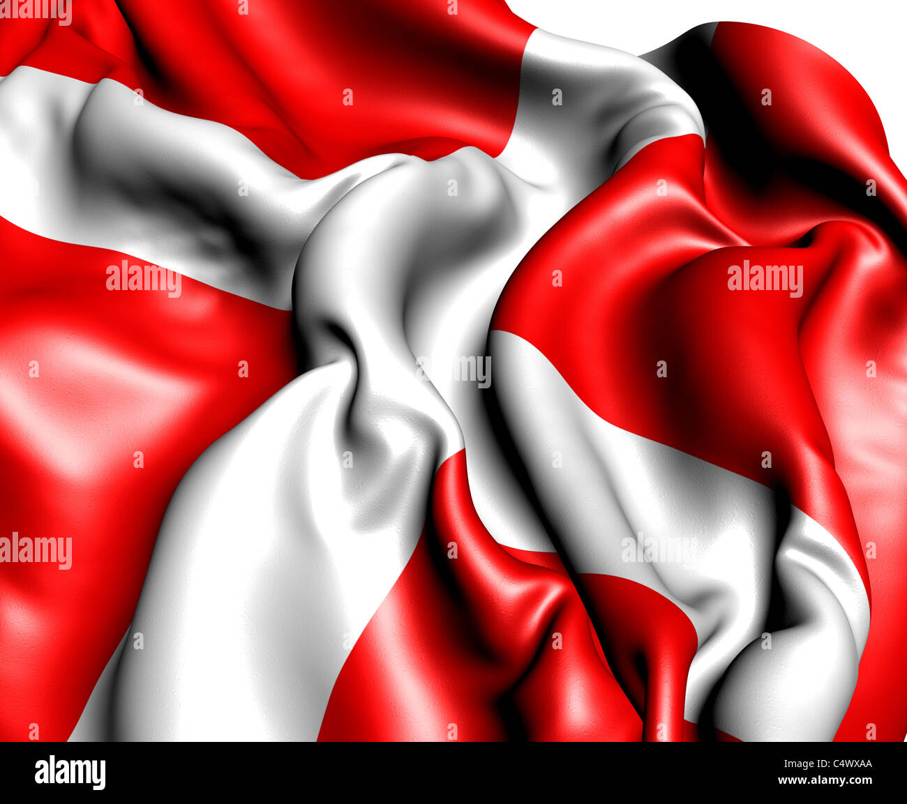 Flag of Denmark. Close up Stock Photo - Alamy