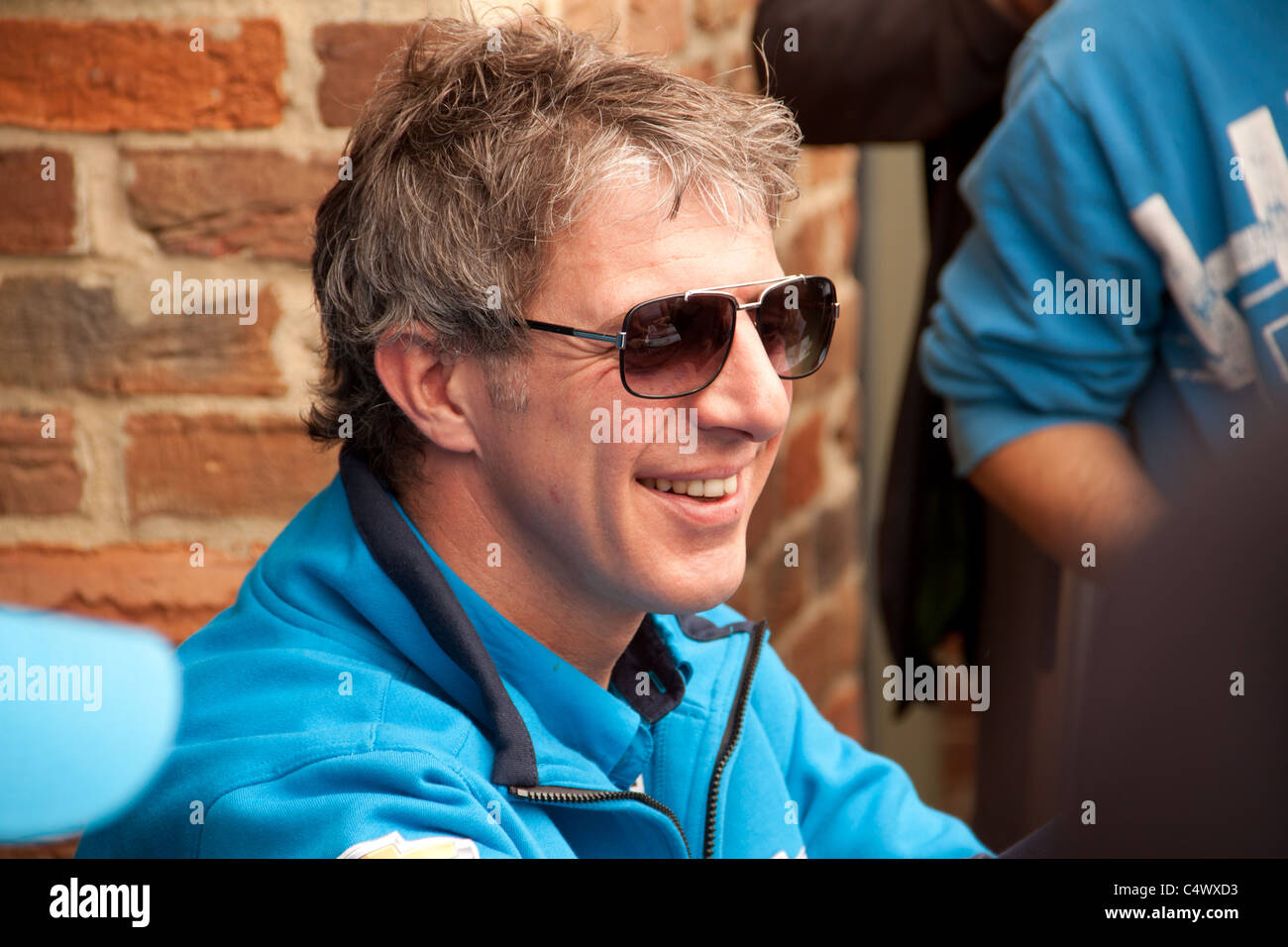 Jason Plato signing autographs at Croft Circuit before first BTCC race ...