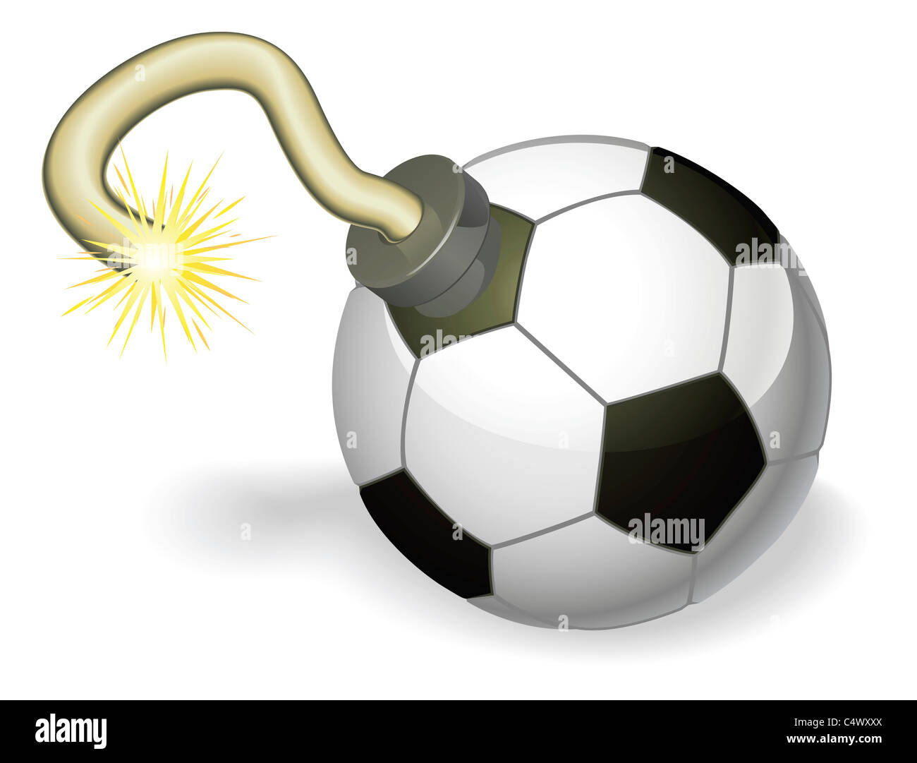 Retro football illustration hi-res stock photography and images - Alamy
