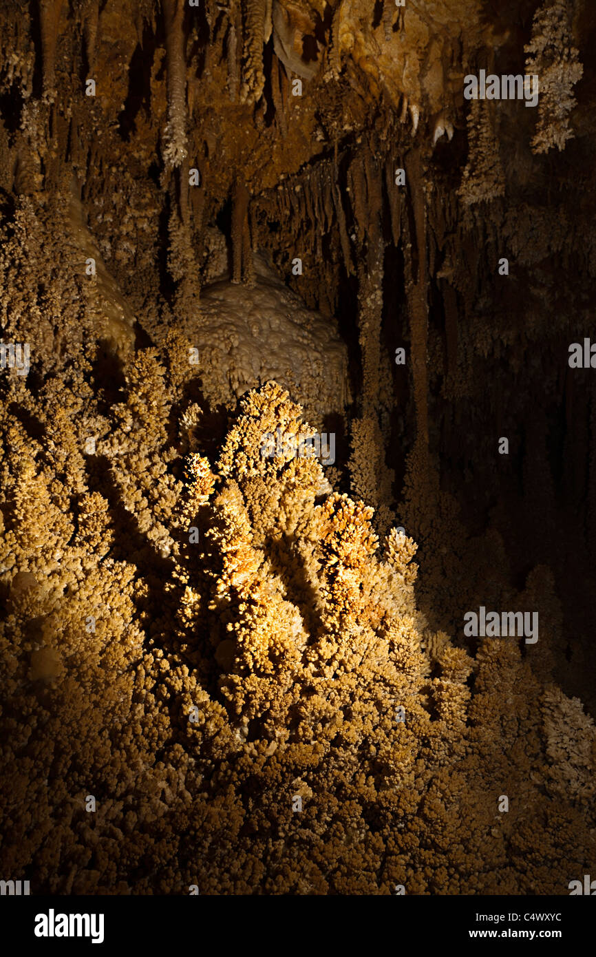 Speleothem cave formations Caverns of Sonora Texas USA Stock Photo - Alamy