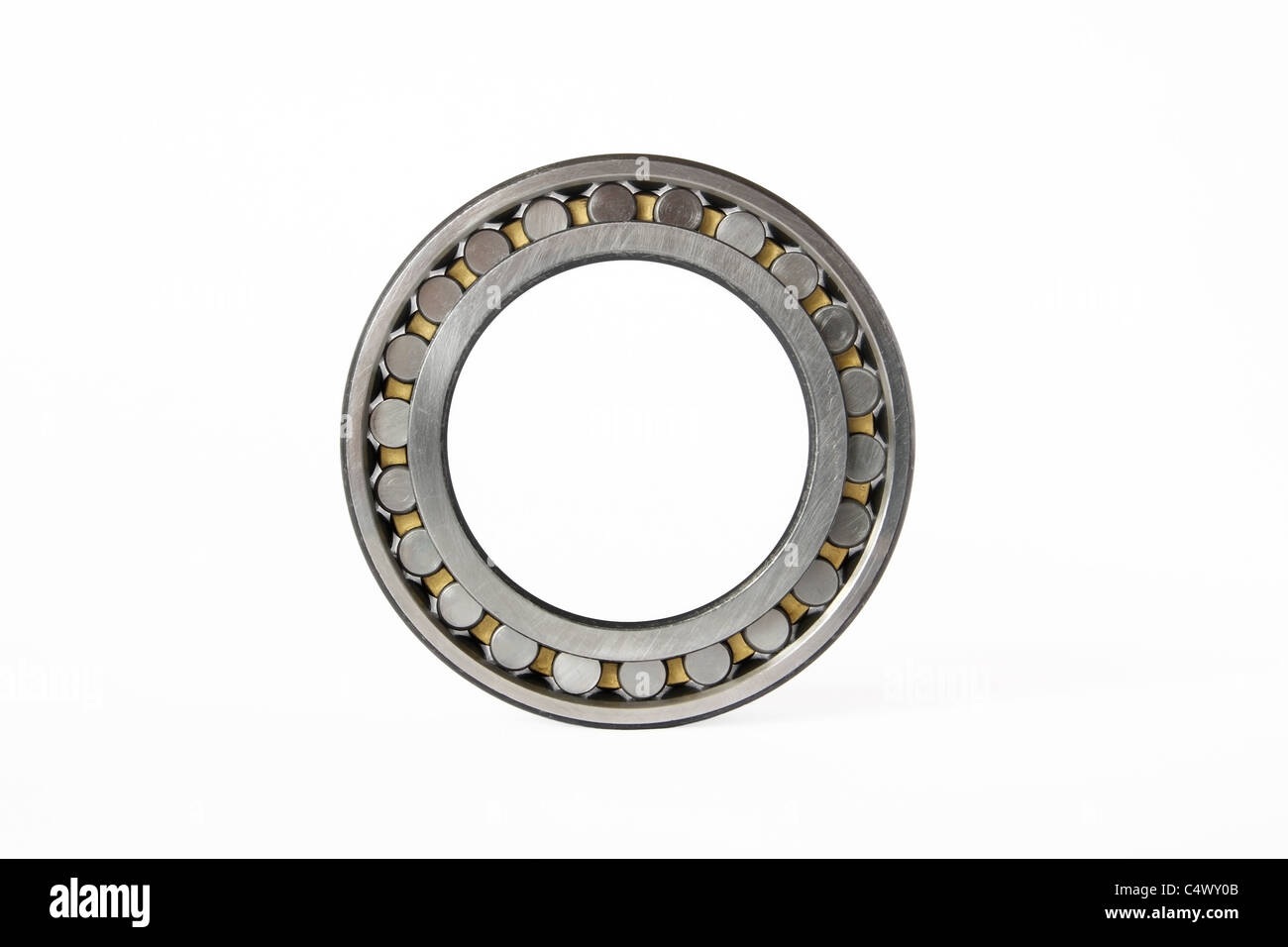 This image shows a radial - thrust bearing on a white background Stock ...