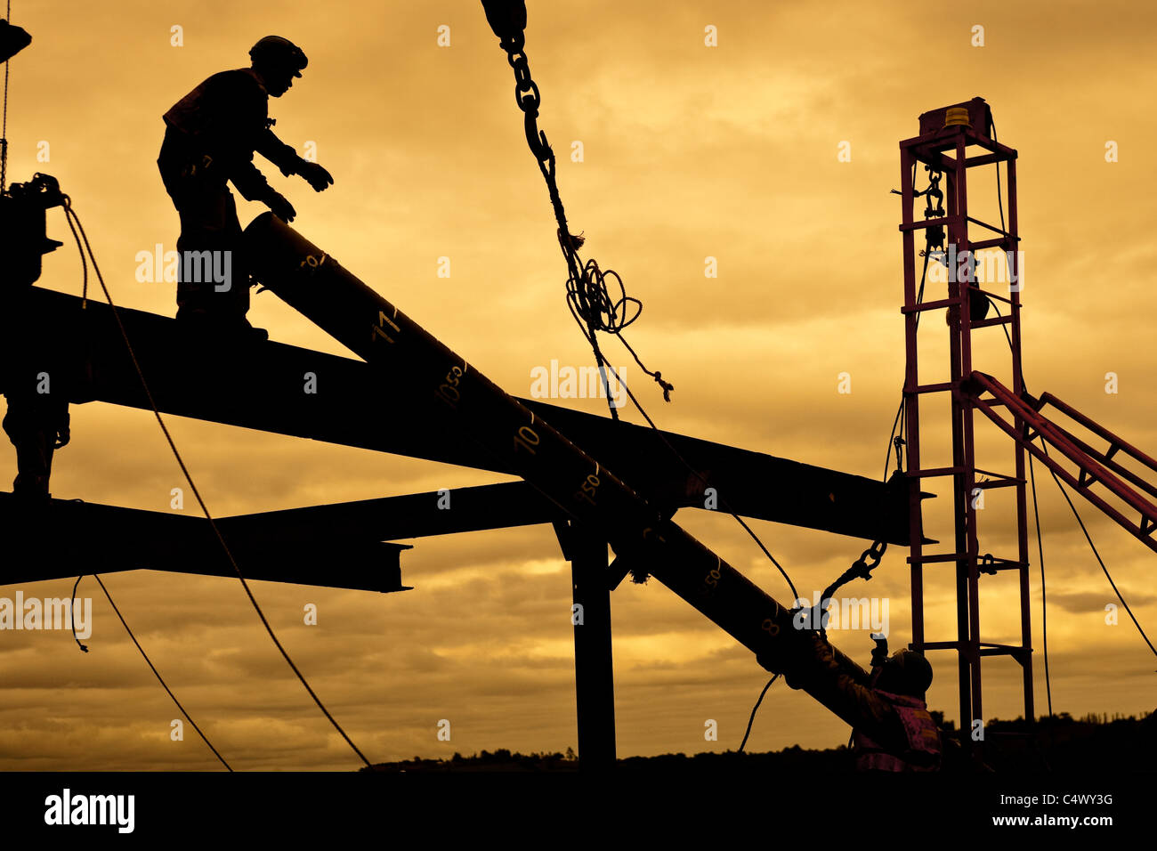 Workforce silhouette hi-res stock photography and images - Alamy