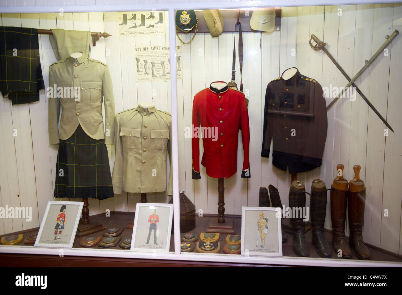 Display in the Siege Museum, Ladysmith, South Africa Stock Photo - Alamy