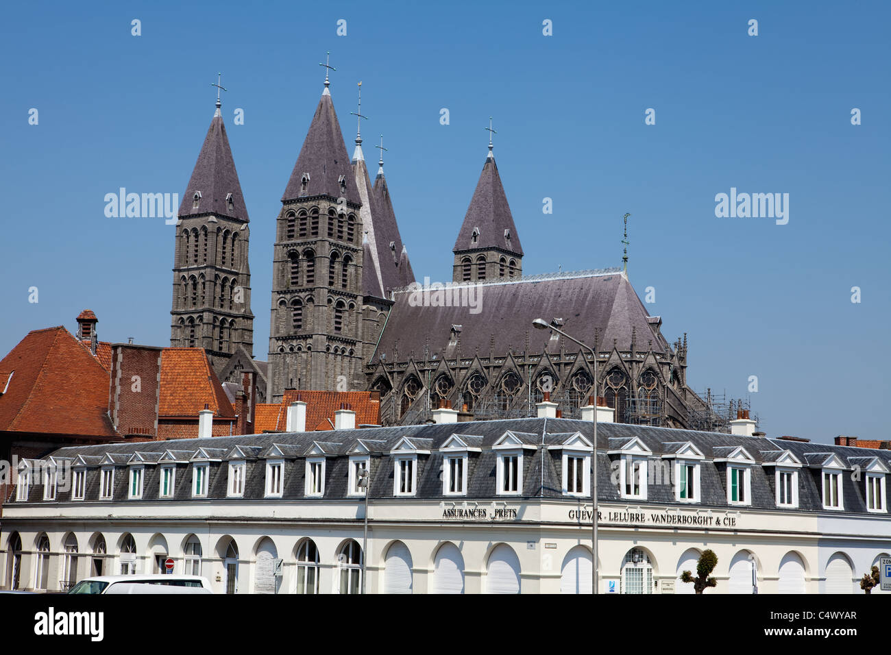 Tournai cathedral belgium hi-res stock photography and images - Alamy