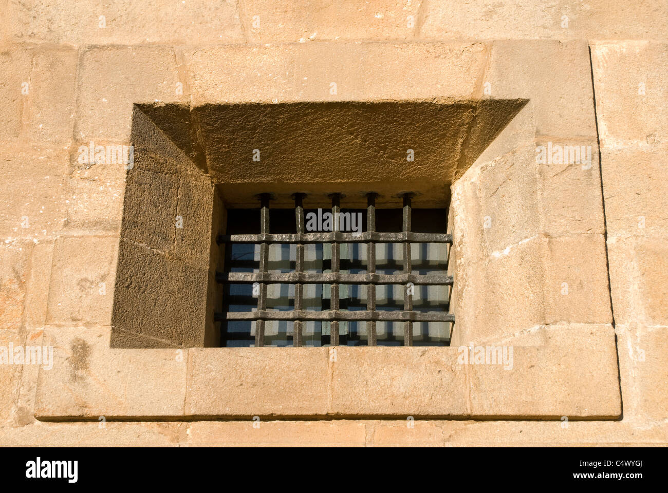 A barred window Stock Photo - Alamy