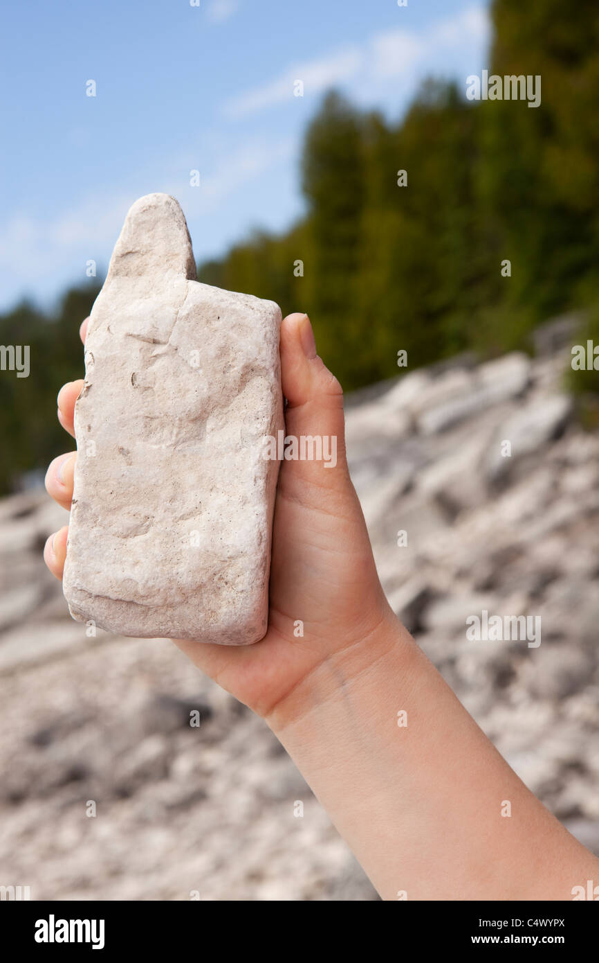 Ontario Flowerpot Island In Georgian Bay High Resolution Stock ...