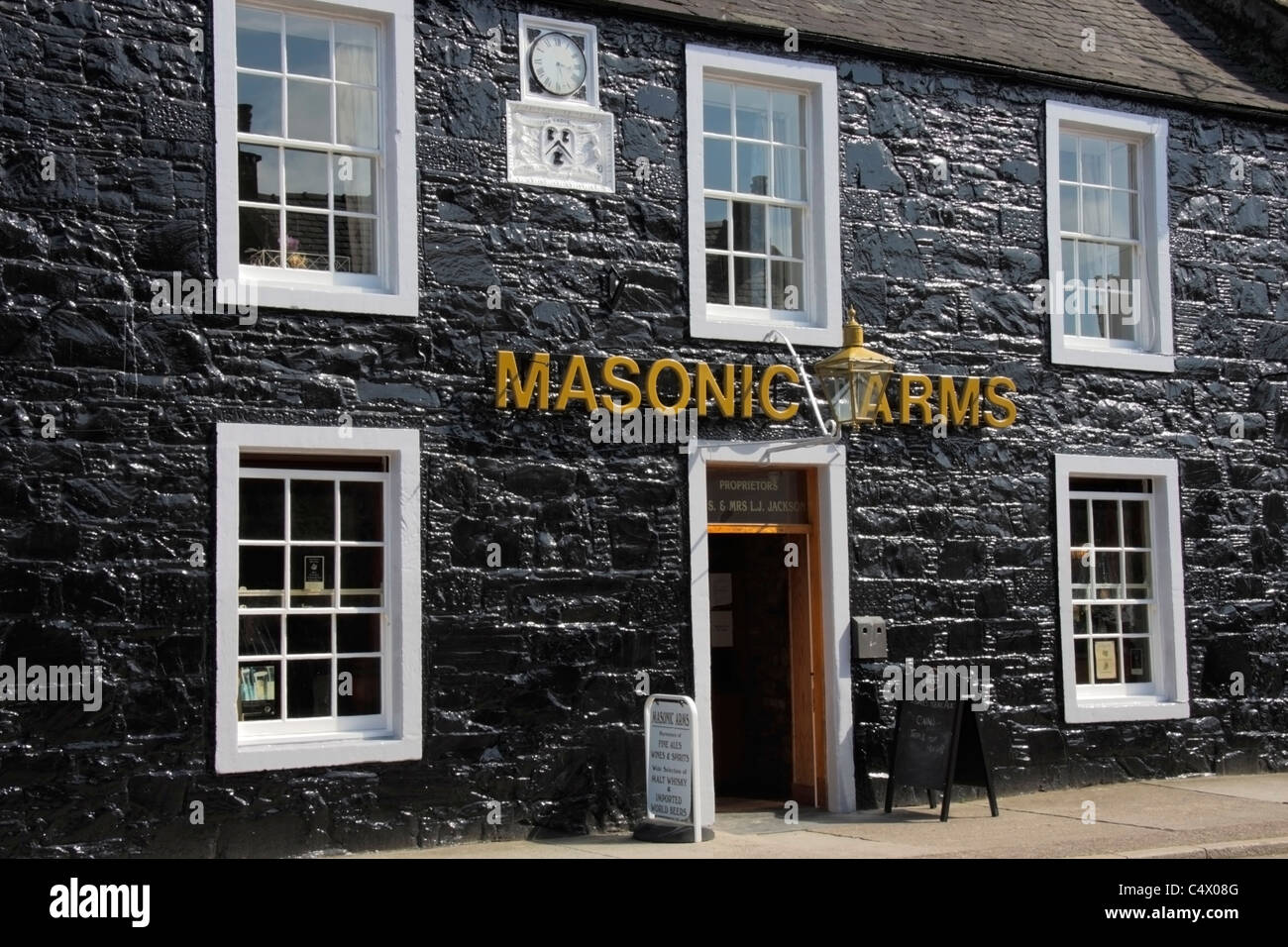 Masonic Arms pub in Kirkcudbright, Dumfries and Galloway, South West ...