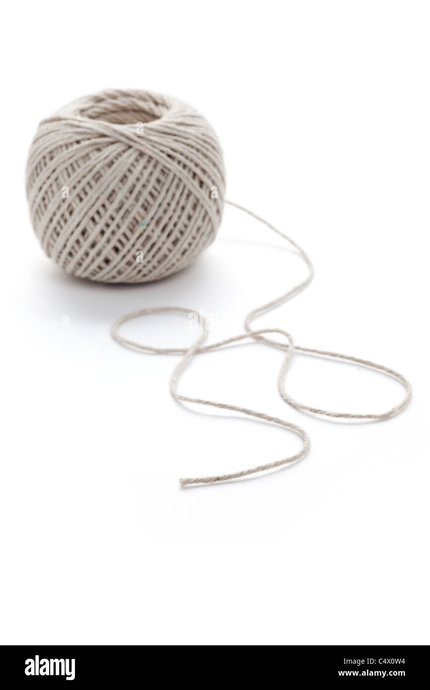 String with white background Stock Photo - Alamy